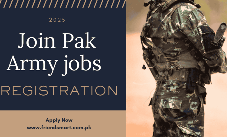Join Pak Army jobs 2025 - Online Registration