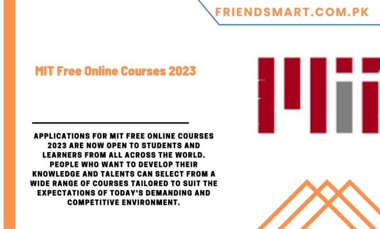 MIT Free Online Courses 2023