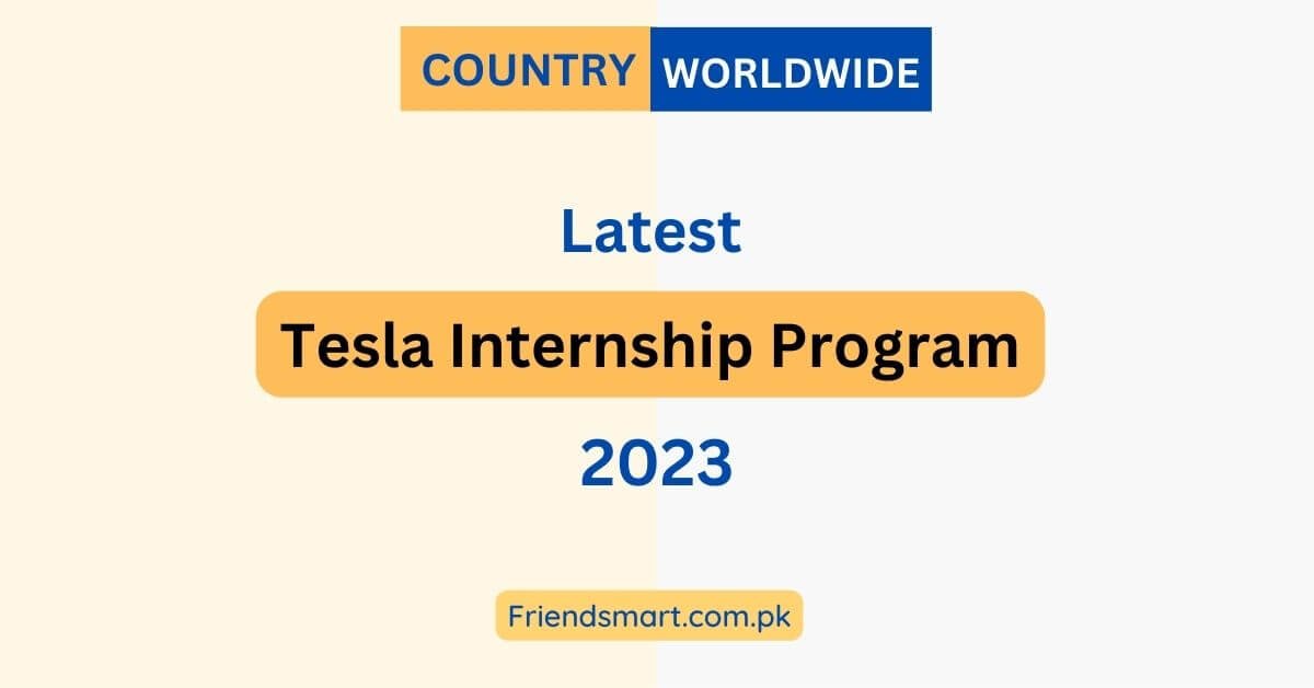 Tesla Internship Program 2023 - Fully Funded