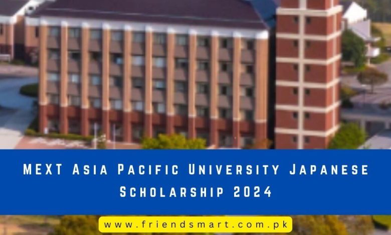 MEXT Asia Pacific University Japanese Scholarship 2024